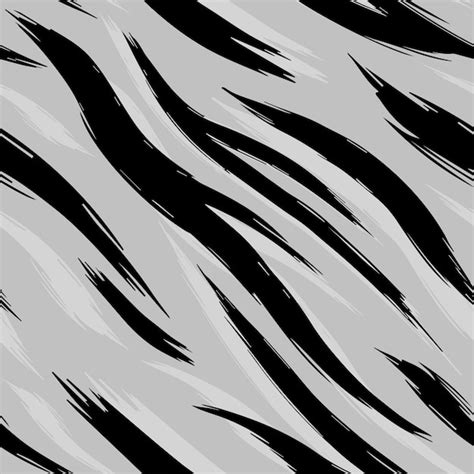 Black And White Tiger Pattern