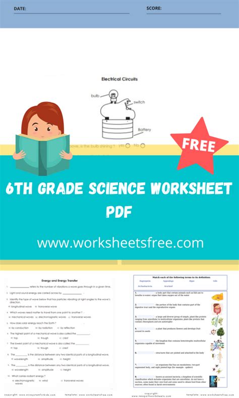 6th Grade Science Worksheet Pdf 6th Grade Science Science Worksheets