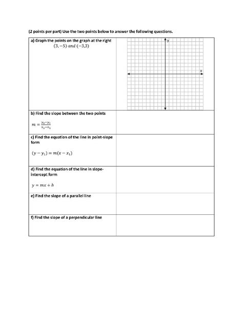Solved Points Per Part Use The Two Points Below To Chegg Com