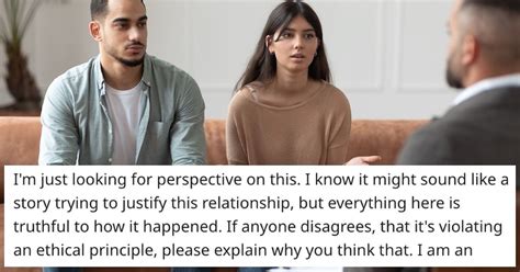Couples Therapist Accidentally Starts Dating Former Client Asks If He Should End It UPDATED