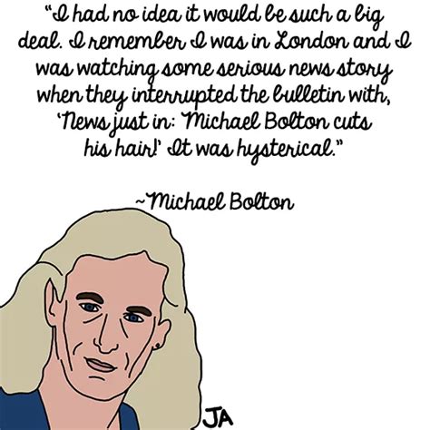Michael Bolton Talks Sex Appeal And Mullets In Illustrated Form
