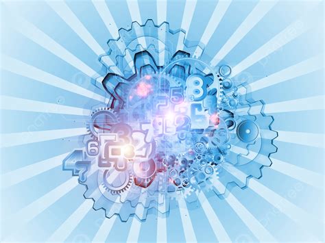 Computing Engine Visual Blue Technology Photo Background And Picture