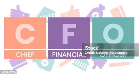 Cfo Chief Financial Officer Acronym Stock Illustration Download Image