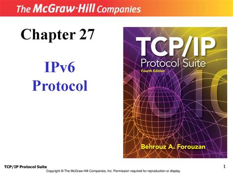 Chapter 27 Ipv6 Protocol Tcp Ip Protocol Suite Ppt Download