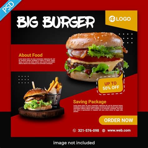 음식 소셜 미디어 템플릿 Psd 프리미엄 Psd 파일 음식 소셜 미디어 템플릿 Psd 프리미엄 Psd 파일