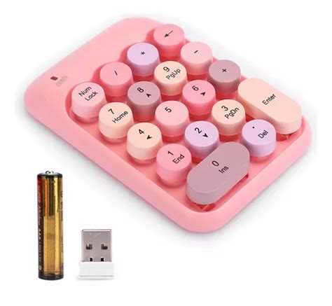Portable Keypad Mini 2 4g Wireless Numeric Vintage Colorful Mercadolibre