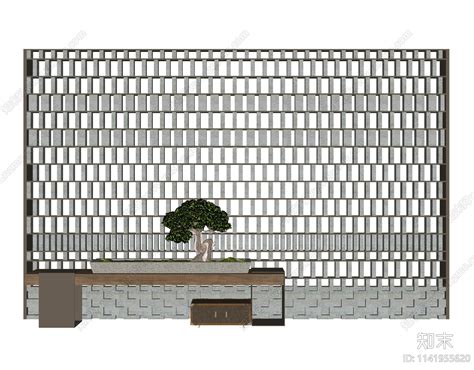 新中式端景条案su模型下载【id1141955620】知末su模型网