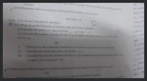 Differentiate Between Hypotonic And Hypertonic Solution With Examples
