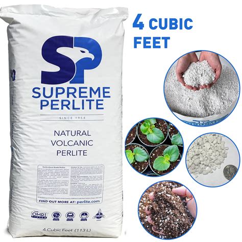 Easygo Products Supreme Perlite Natural Volcanic Perlite 4 Cu Ft 3
