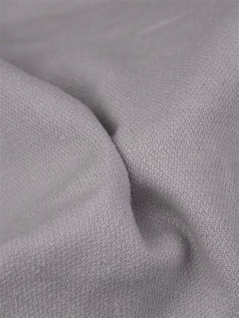Hg07201 Premium Hemp And Organic Cotton Fabric Blend In Glacier Gray