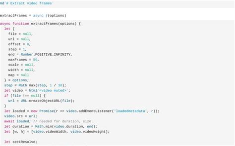 Extract Video Frames Hannah Pascal Observable