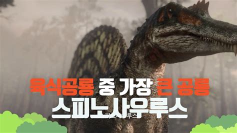 [공룡의 땅] 스피노사우루스 지구상 육식공룡 중 가장 큰 공룡 Zum Tv