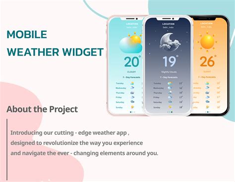 Weather App Ui Design Weather Widget Behance
