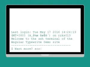 Angular Typewriter Typing Effect Angular Script