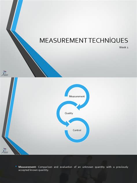 Measurement Techniques Week 1 Pdf Accuracy And Precision Metrology