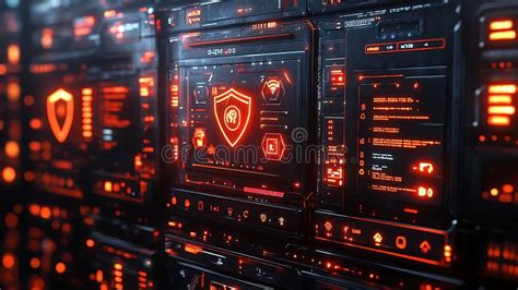 cybersecurity data center server room it infrastructure network