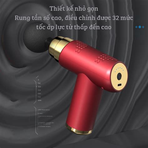 Máy Masage Mini Cầm Tay Súng Mát Xa Máy đấm Lưng Massage Cổ Vai Gáy
