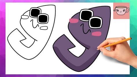 How To Draw Alphabet Lore Letter G Cute Easy Step By Step Drawing