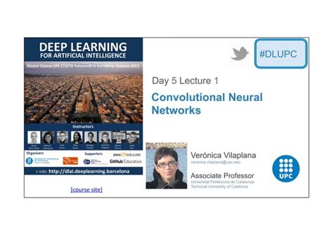 Convolutional Neural Networks Dlai D5l1 2017 Upc Deep Learning For Artificial Intelligence Ppt