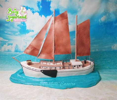 Sailing Boat Decorated Cake By Betysugarland By Cakesdecor