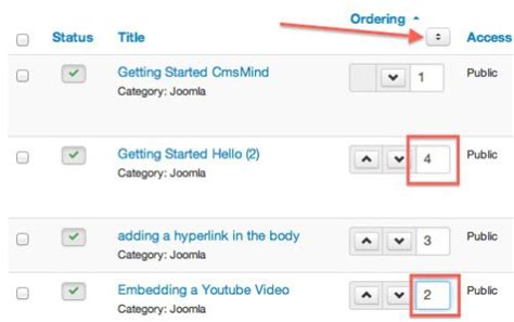 Joomla 30 Tutorial How To Reorder Featured Articles
