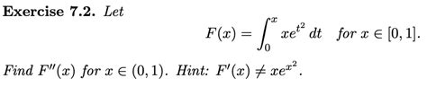 Solved Exercise 7 2 Let F X Redt For 2 0 1 Find Chegg Com
