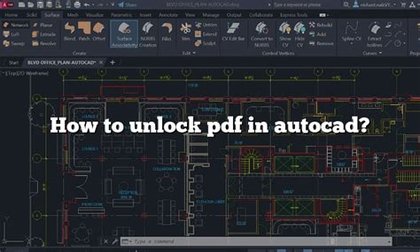 How To Unlock Pdf In Autocad