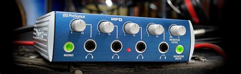 PreSonus HP4 4-Channel Compact Headphone Amplifier : Presonus: Amazon ...