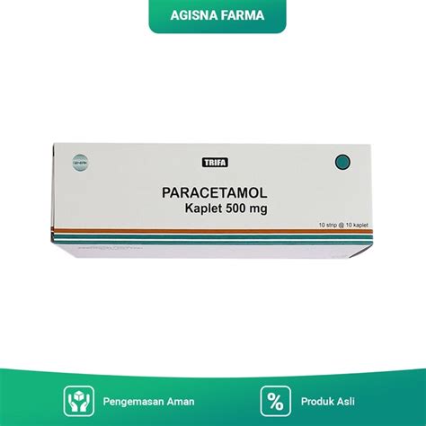 Jual Paracetamol 500mg Perbox PT TRIFA Shopee Indonesia