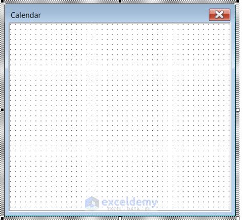 How To Create Calendar Using VBA In Excel With Easy Steps