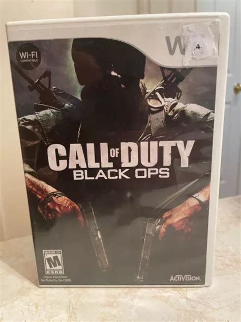Call Of Duty Black Ops Nintendo Wii 2010 Cib Complete Tested 949