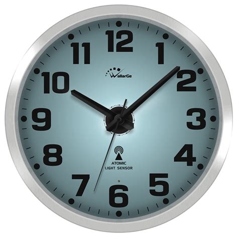 Wallarge Atomic Wall Clock With Night Light Silent Lighted Up Wall Clock Glow In The Dark Wallarge Atomic Wall Clock With Night Light Silent Lighted Up Wall Clock Glow In The Dark