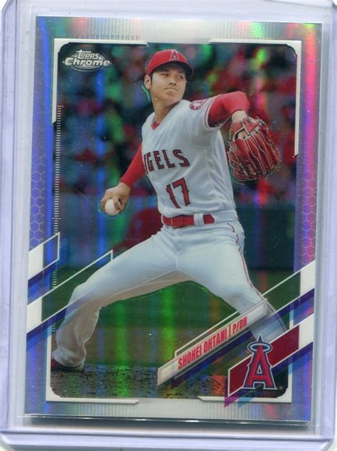 Yahooオークション 2021 Topps Chrome Refractor 159 Shohei Ohtan