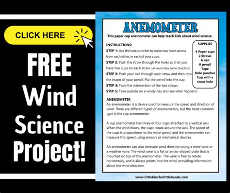 How To Make An Anemometer Little Bins For Little Hands