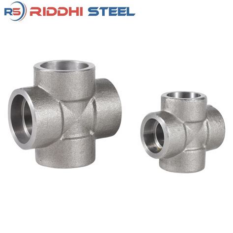 14nb Dn 8 To 4nbdn 100 Ss Socket Weld Cross Tee 304 Grade For