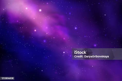 宇宙背景與現實的星塵星雲和閃亮的星星五顏六色的星系背景向量圖形及更多星星圖片 星星 極光 灰塵 Istock