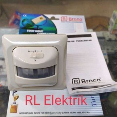 Jual New Broco Motion Sensor Switch Sensor Gerak Pengintai Type