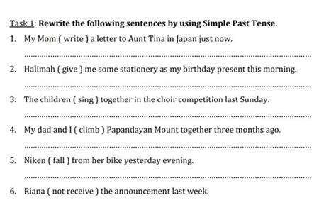 Task 1 Rewrite The Following Sentences By StudyX