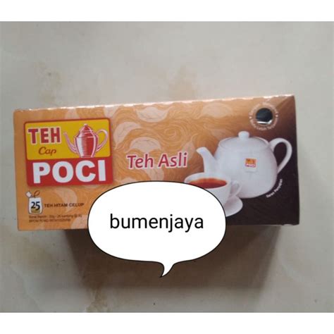 Jual Teh Poci Isi 25 Teh Cap Poci Asli Teh Celup Shopee Indonesia