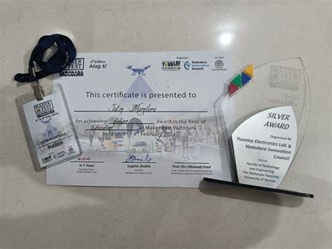 jatin mamtora on linkedin hackathon silveraward makerfest vadodara