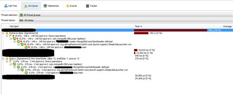 Profiling Java Mongodb Query With Jprofiler What Is The Difference Between Retrieve Data And