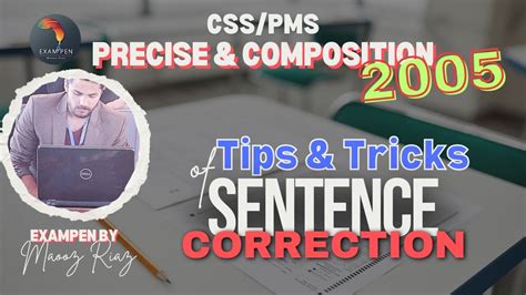 Css Sentence Correction Tricks Css Precis Paper 2005 Sentence
