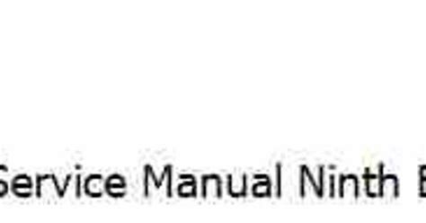 Nice Used Small Engines Service Manual Ninth Edition 1969 Technical