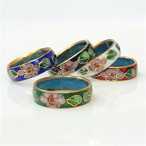 Cloisonne Ring Etsy
