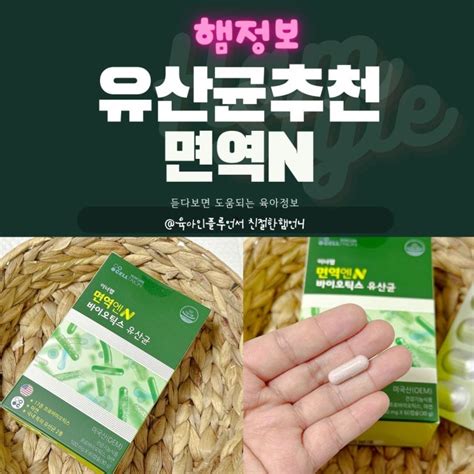 유산균추천 면역n 프로바이오틱스 면역유산균 매일 챙겨봐요 네이버 블로그