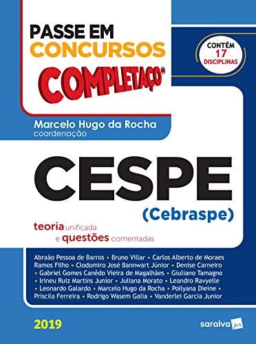 Passe em concursos Completaço Cespe Cebraspe Teoria unificada e