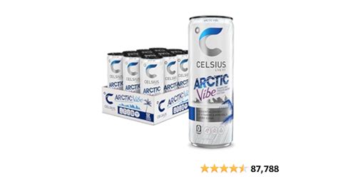 Celsius Assorted Flavors Arctic Vibe Sparkling Frozen Berry Drink 12
