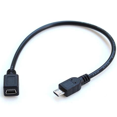 ตัวแปลง Mini Usb ไปเป็น Micro Usb Mini Usb Female To Micro Usb Male