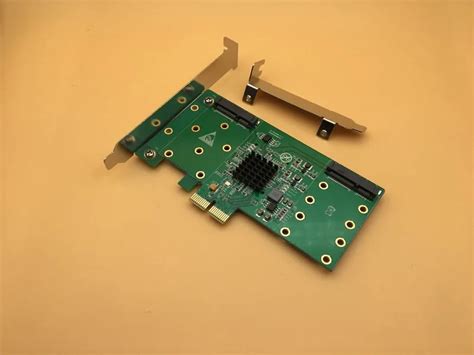 4 Port MSATA Raid Card PCIE Riser Card Converter PCI E SSD RAID