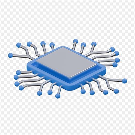 Premium Psd 3d Illustration Of Chip